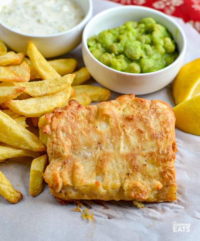 Best Ever Low Calorie Fish and Chips Fakeaway Night | Punchfork
