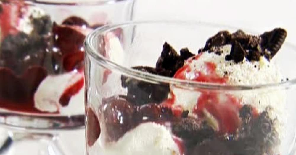 Cherries Jubilee Ice Cream Parfaits | Punchfork