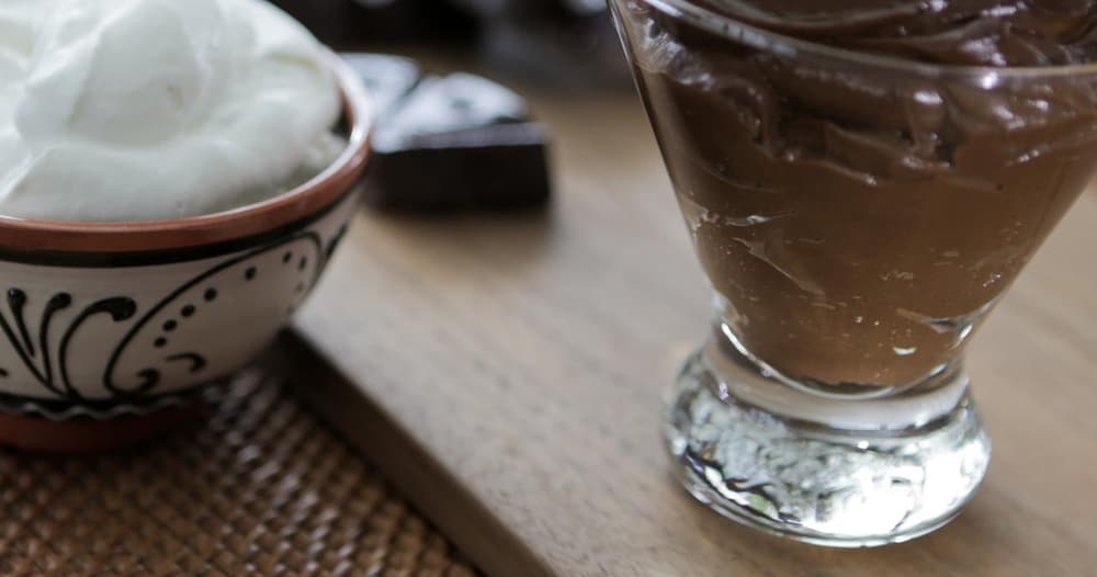 Mexican Chocolate-Avocado Mousse with Mezcal Whipped Cream | Punchfork