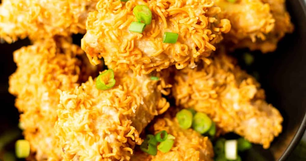 Crispy Ramen Fried Chicken | Punchfork