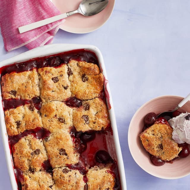 Cherry-Chocolate Cobbler | Punchfork