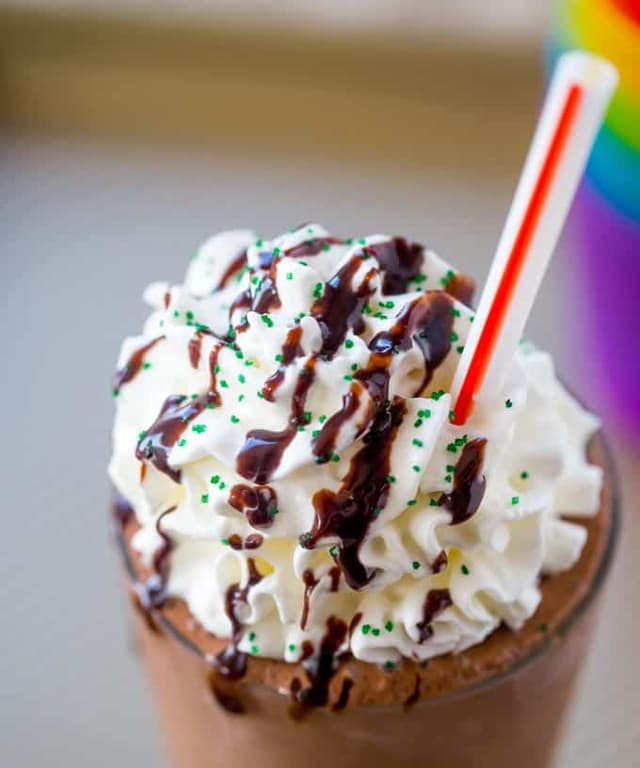 McDonald's Shamrock Chocolate Chip Frappe | Punchfork