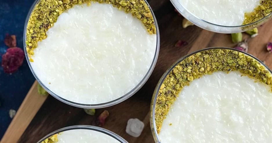 Lebanese Rice Pudding (Riz Bi Haleeb) | Punchfork