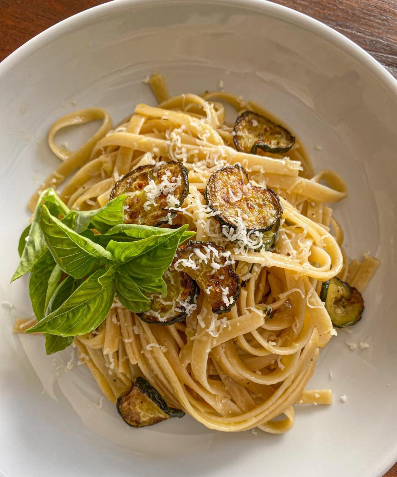 Zucchini Provolone Pasta | Punchfork