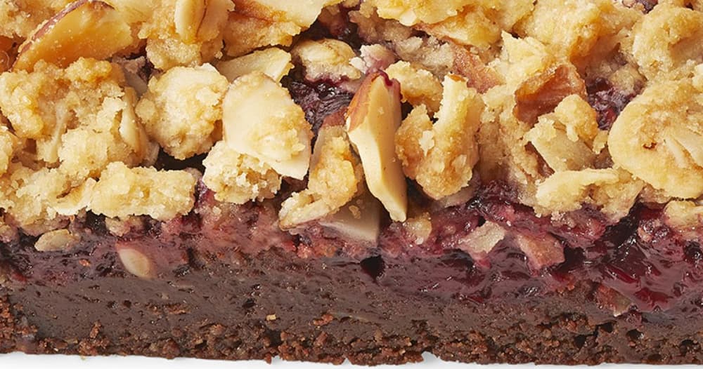 Cherry Crumble Brownies | Punchfork
