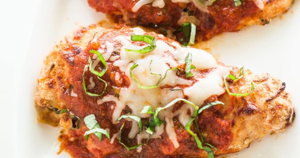 Lentil-Crusted Chicken Parmesan | Punchfork