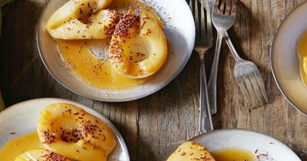 Stove Top Roasted Pears with Dulce De Leche | Punchfork
