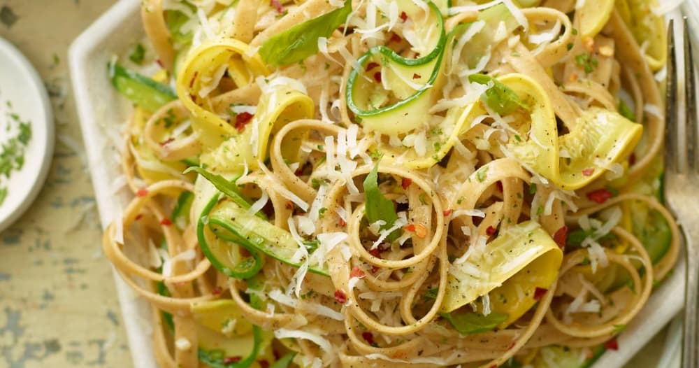 Zucchini Ribbon Pasta | Punchfork