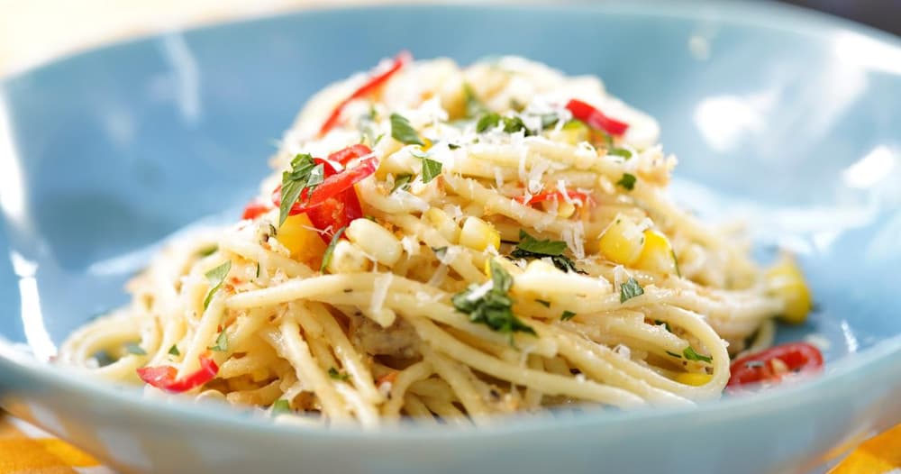 Cacio e Pepe with Fresh Corn | Punchfork