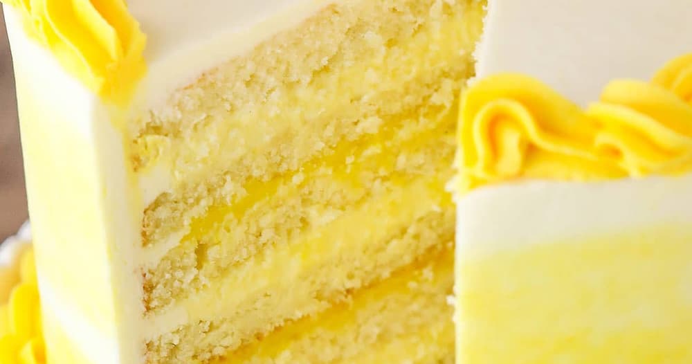The Ultimate Lemon Layer Cake | Punchfork