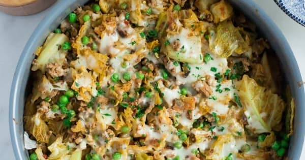 Ground Turkey Cabbage Skillet | Punchfork