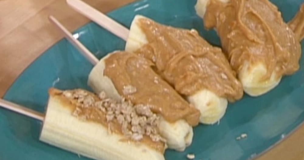 Crunchy Monkey Peanut Butter-Banana Sticks | Punchfork