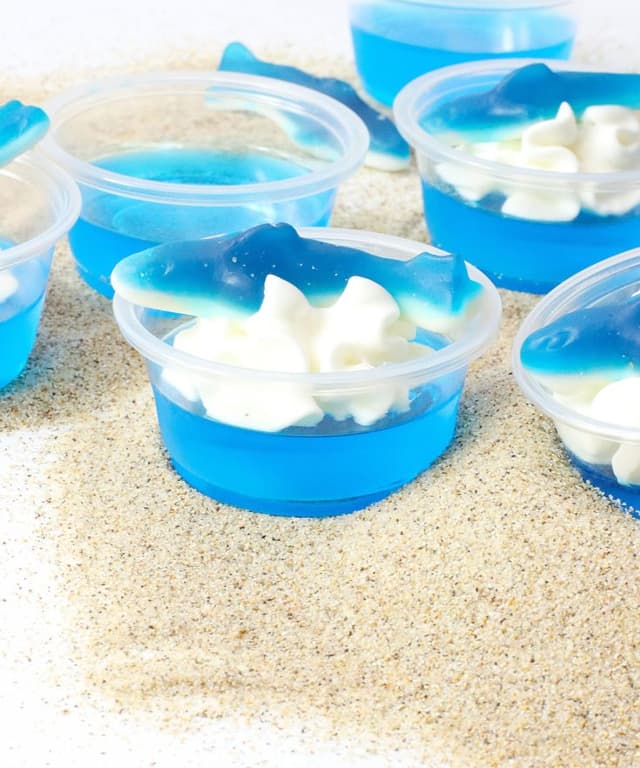 Ocean Water Jello Shots | Punchfork