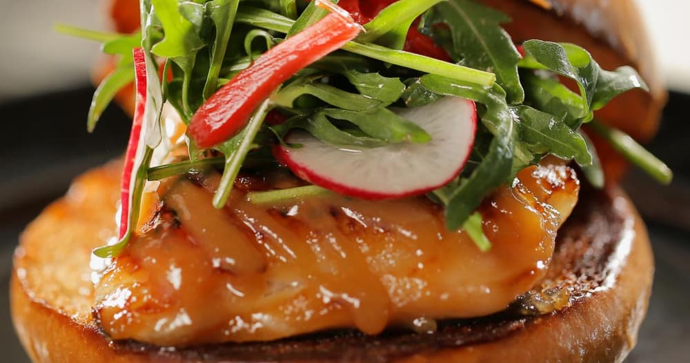Alaskan Cod Misoyaki Fish Burger | Punchfork