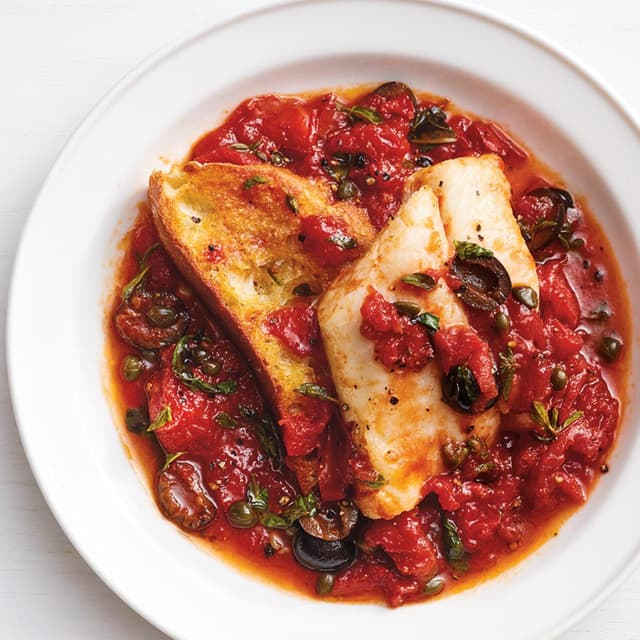 Cod Puttanesca | Punchfork