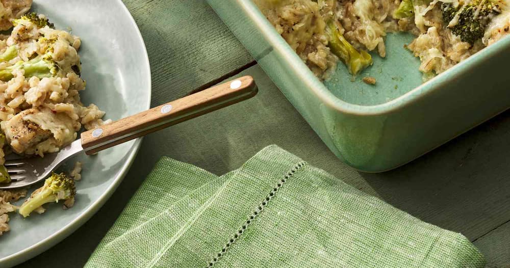 Chicken Alfredo & Broccoli Rice Casserole | Punchfork