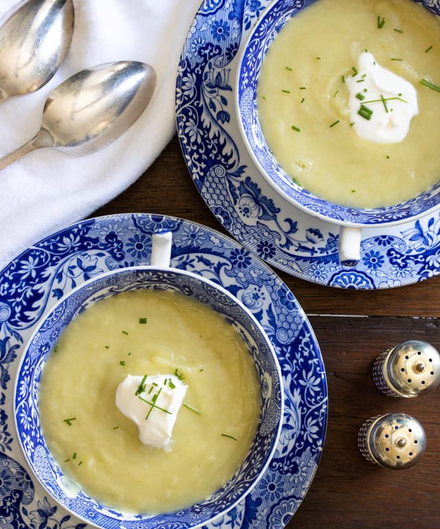 Potage Parmentier - Potato Leek Soup | Punchfork