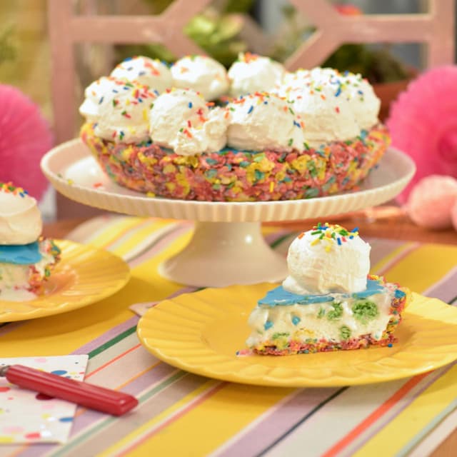 Rainbow Confetti Birthday Pie | Punchfork
