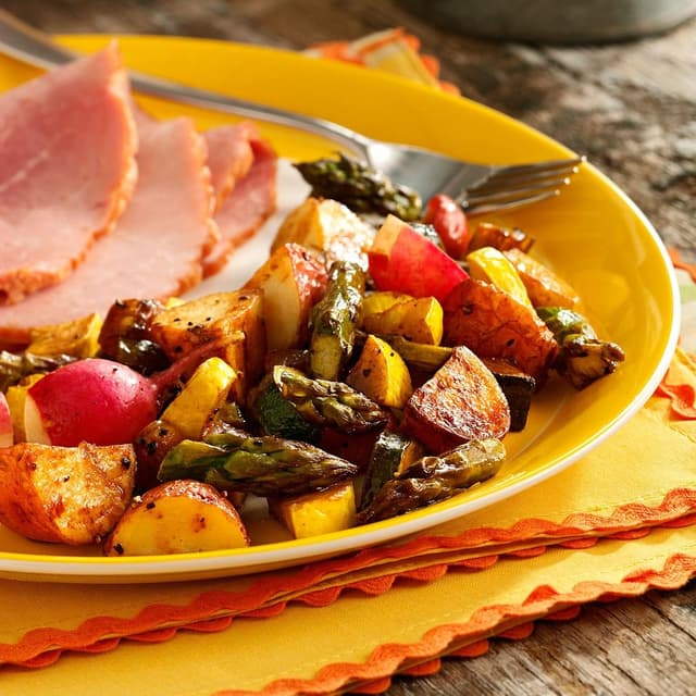 Oven-Roasted Spring Vegetable Medley | Punchfork