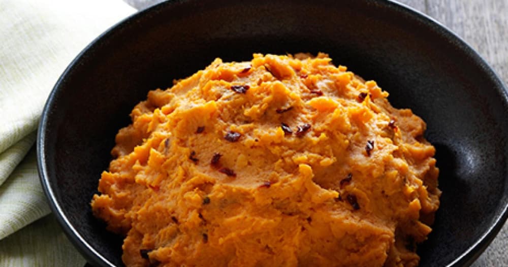 Chipotle Smashed Sweet Potatoes | Punchfork