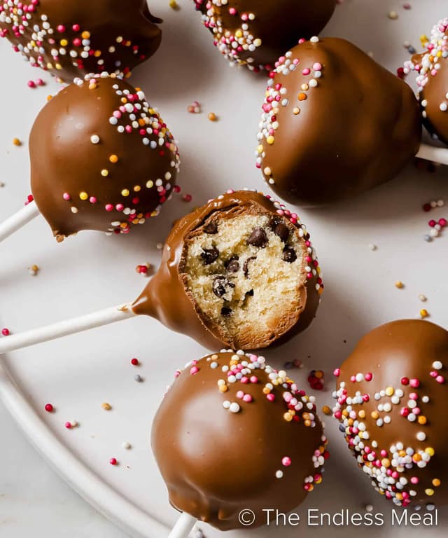 Cookie Dough Cake Pops | Punchfork