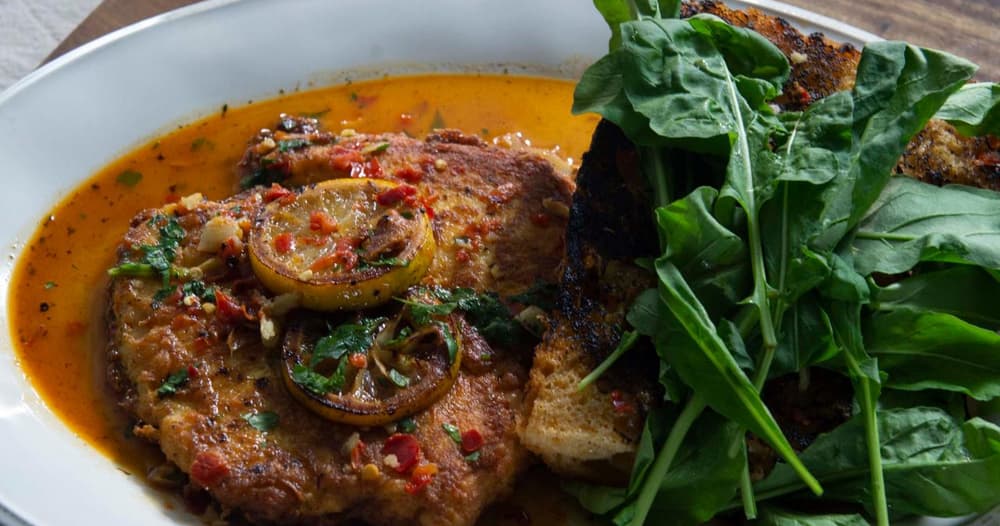 Deviled Chicken Francese | Punchfork