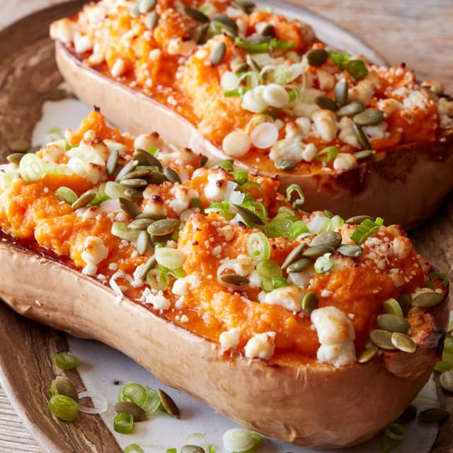 Twice-Baked Butternut Squash | Punchfork
