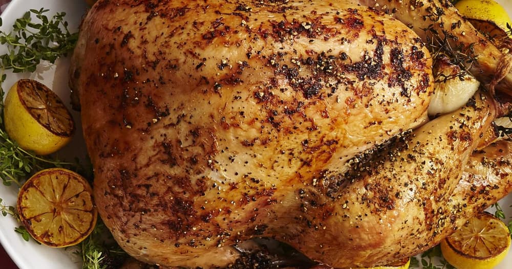 Lemon-Pepper Turkey with Bacon Gravy | Punchfork