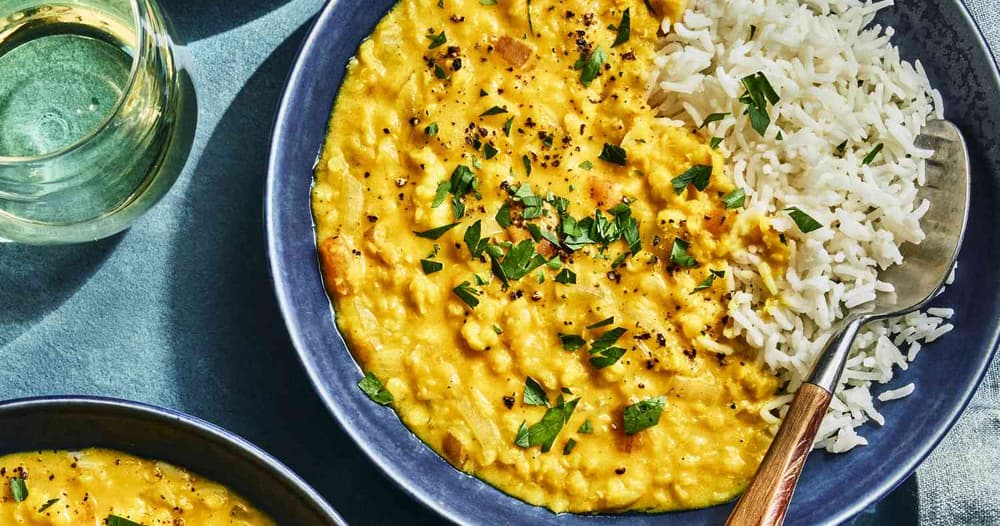 Red Lentil Akoho Sy Voanio (Malagasy Coconut Lentils) | Punchfork