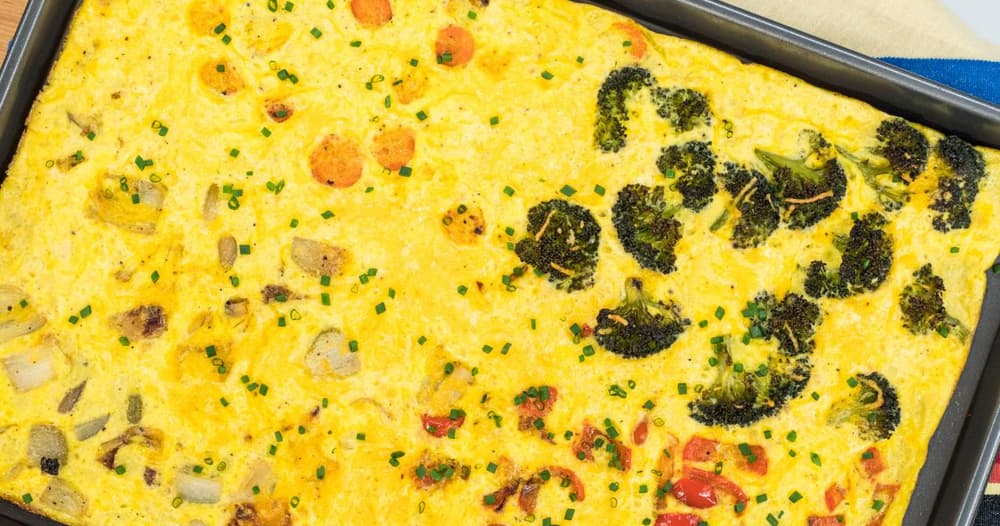 Cheat Sheet Roasted Vegetable Frittata | Punchfork