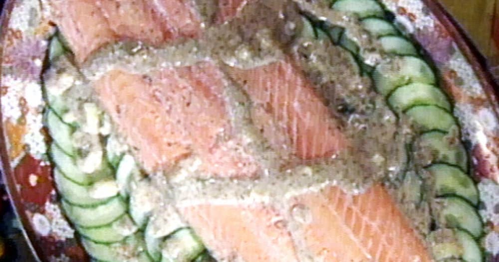 Tea - Smoked Salmon with Wasabi Cucumber 'Remoulade' with Toast Points ...