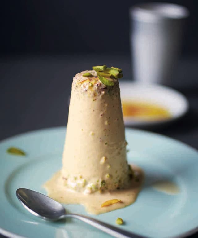 Pista Kesar Kulfi (Pistachio and Saffron Kulfi) | Punchfork