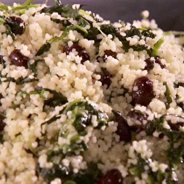 Black Bean and Spinach Couscous | Punchfork