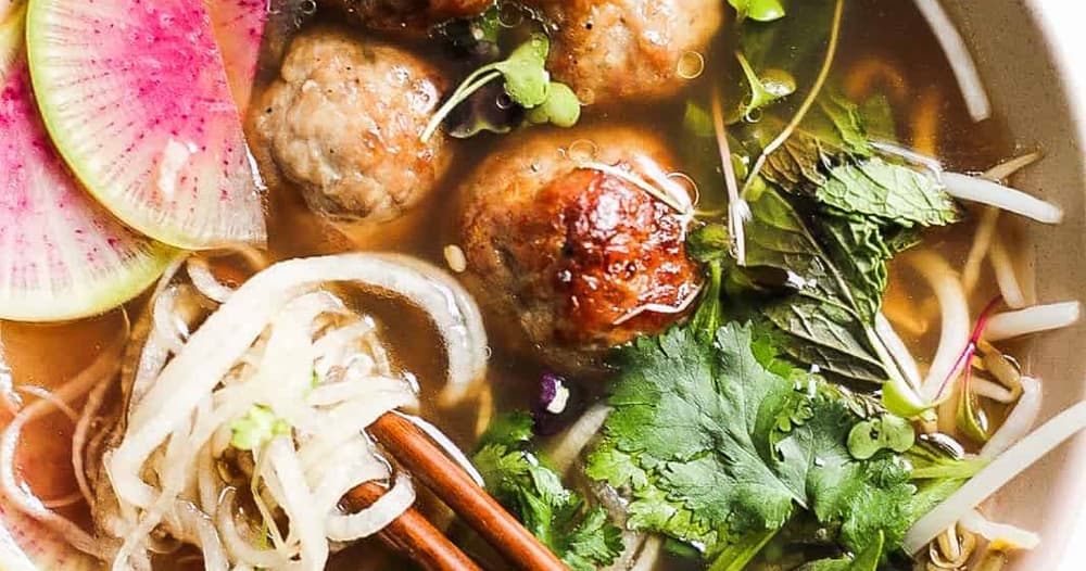 Vietnamese Meatball Pho | Punchfork
