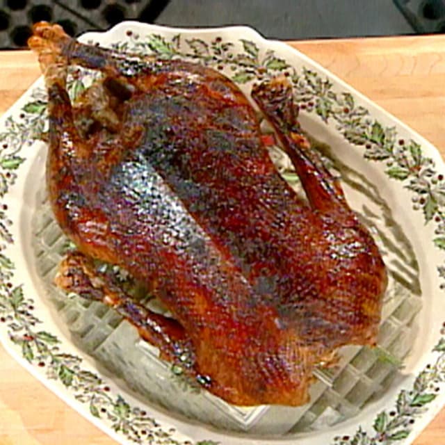 Roast Port Glazed Goose with Tawny Port Gravy | Punchfork