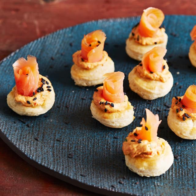 Smoked Salmon Puffs | Punchfork