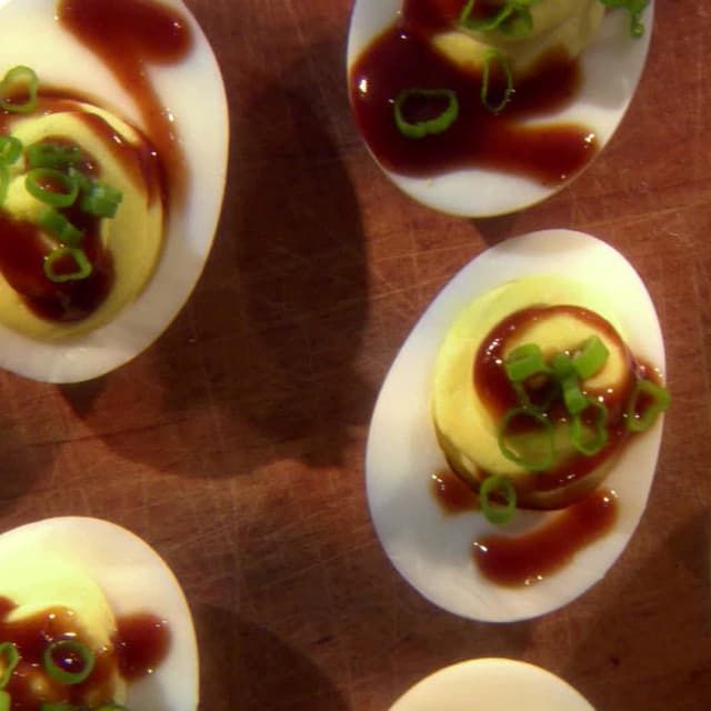 BBQ Ranch Deviled Eggs | Punchfork