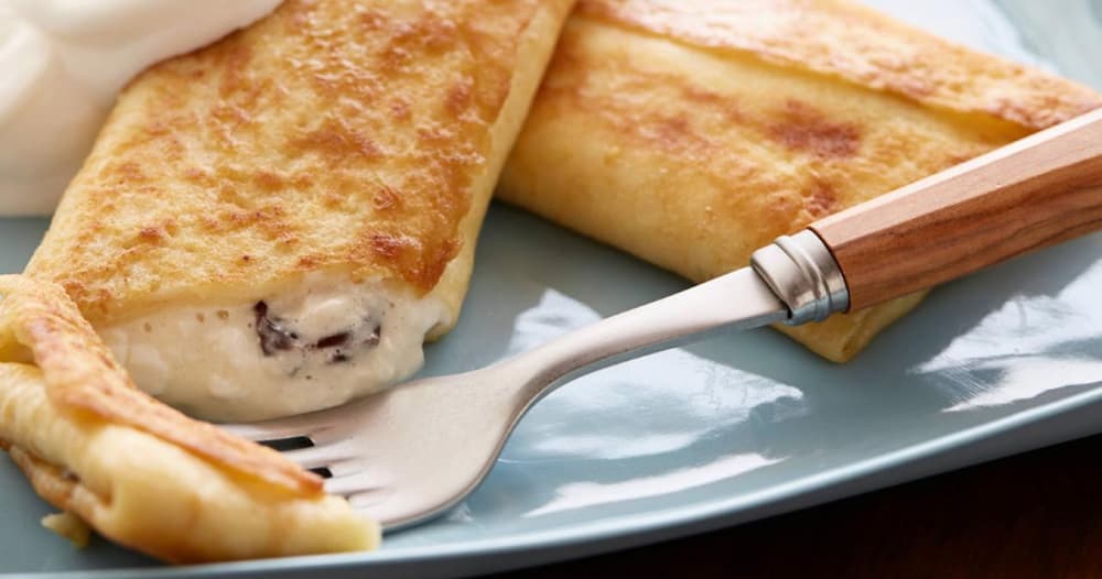 Cherry Vanilla Blintzes | Punchfork