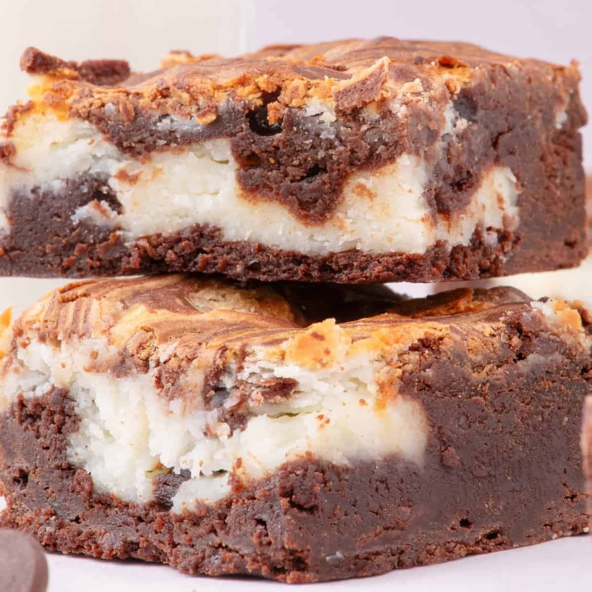 Fudgy Cream Cheese Brownies | Punchfork