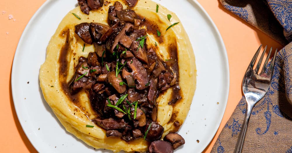 Polenta with Wild Mushroom Ragu | Punchfork