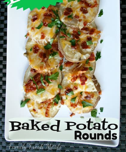 Loaded Baked Potato Rounds | Punchfork