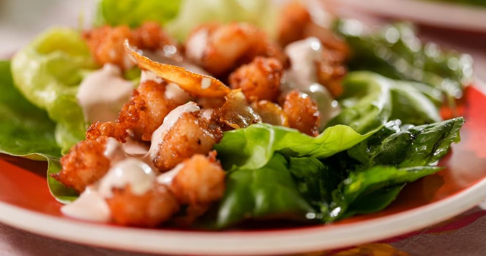 Shrimp with a Yuzu Dressing | Punchfork