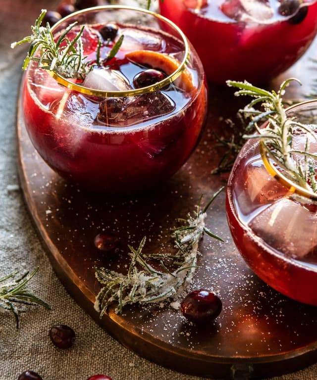 Cranberry Bourbon Sour Punch | Punchfork