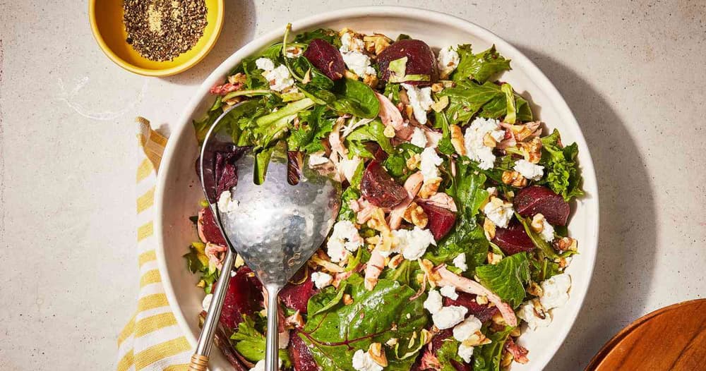 Anti-inflammatory Chicken & Beet Salad | Punchfork