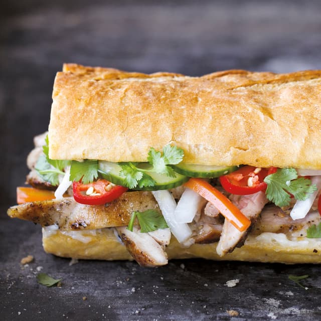 Hanoi Grilled Chicken Banh Mi | Punchfork