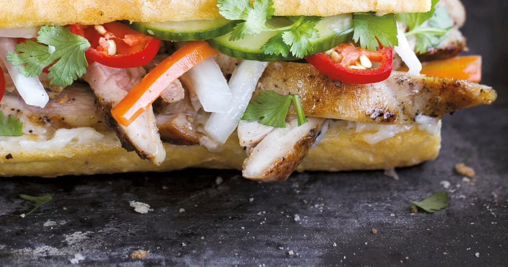 Hanoi Grilled Chicken Banh Mi | Punchfork