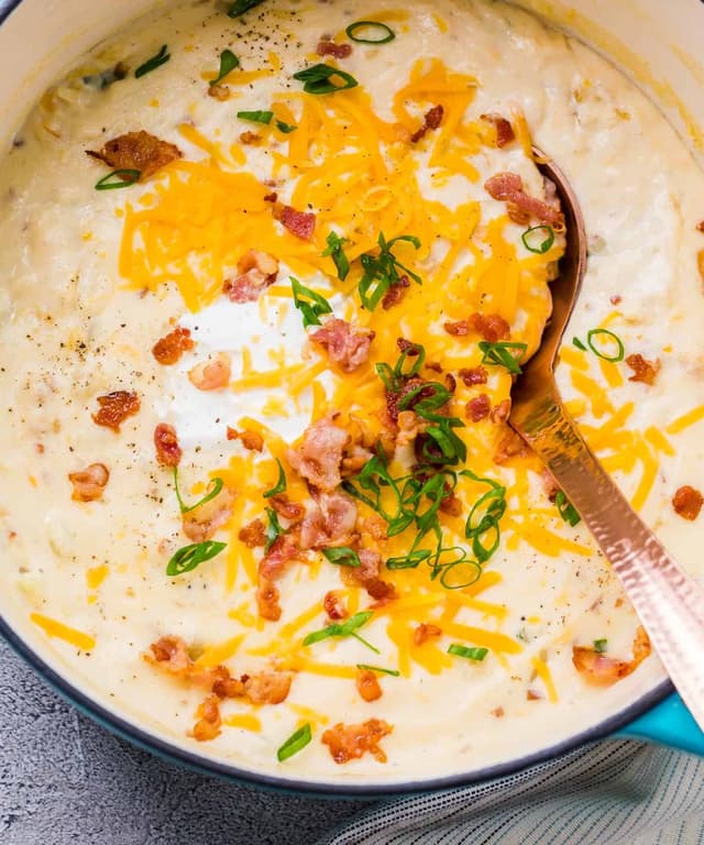 Loaded Potato Soup Punchfork