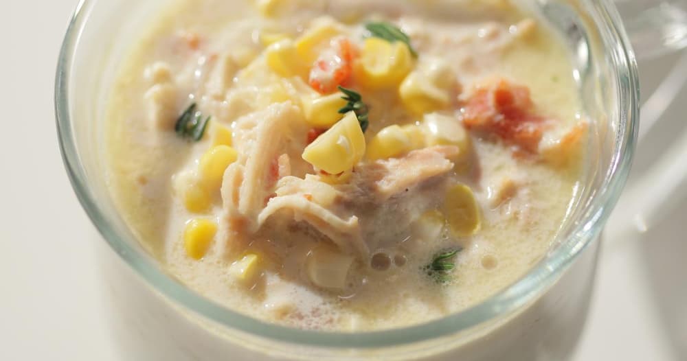 Chicken and White Corn Chowder | Punchfork