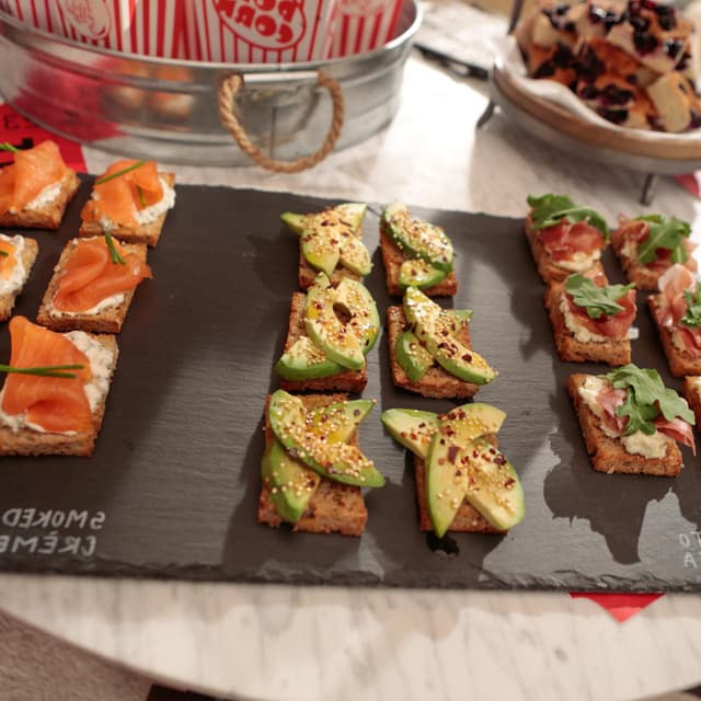 Open-Faced Finger Sandwiches | Punchfork