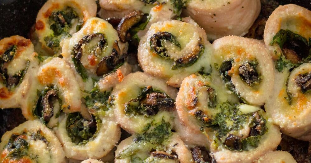 Garlic Chicken Roll-Ups | Punchfork